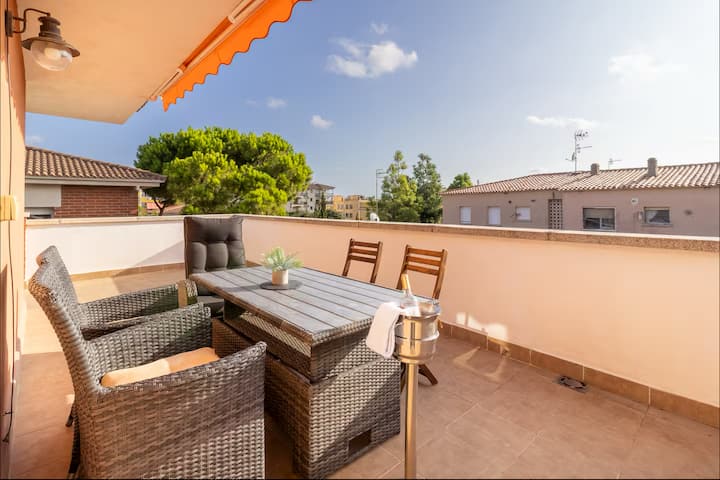 Smart Apartment, Large Terrace, Close To Beaches - Calafell