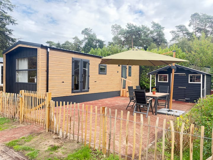 Luxe Chalet Volledig Omheind Bij Prachtige Natuur - Drenthe