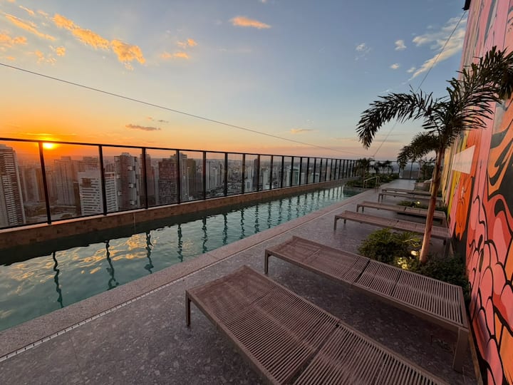 Apartamento Marista Piscina E Rooftop - Brésil