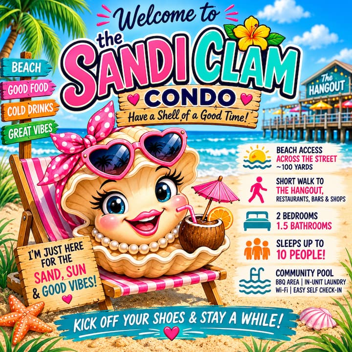 Welcome To The Sandi Clam Condo! - Gulf Shores, AL