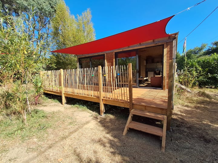 La Bicoque - Chalet En Bois Avec Poêle Et Terrasse - Rochefort-en-Terre