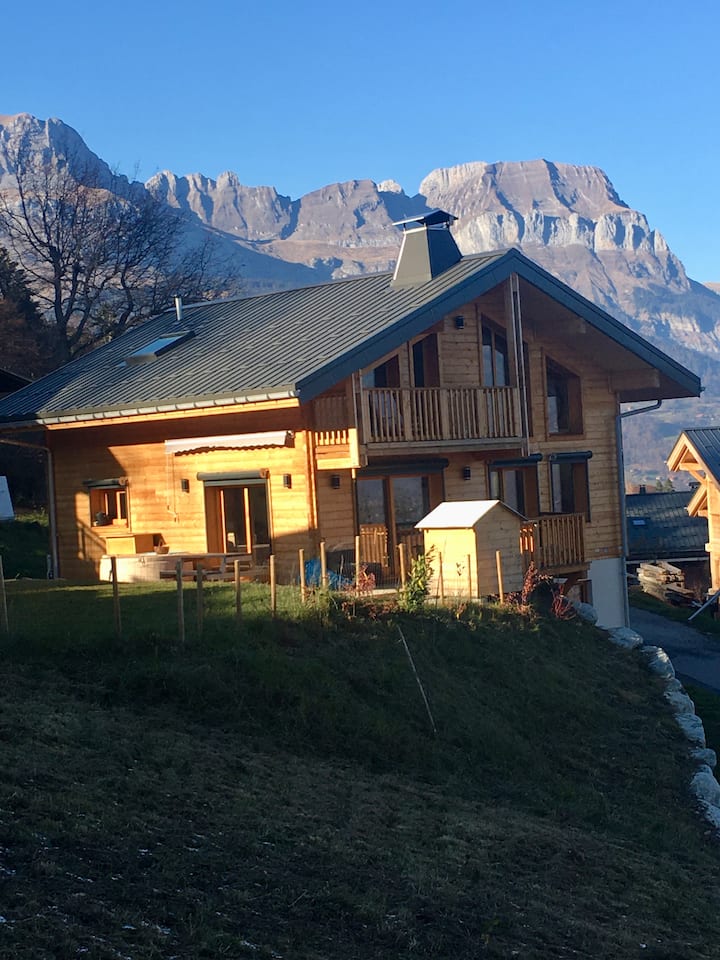 Chalet Face Au Mt Blanc - Combloux