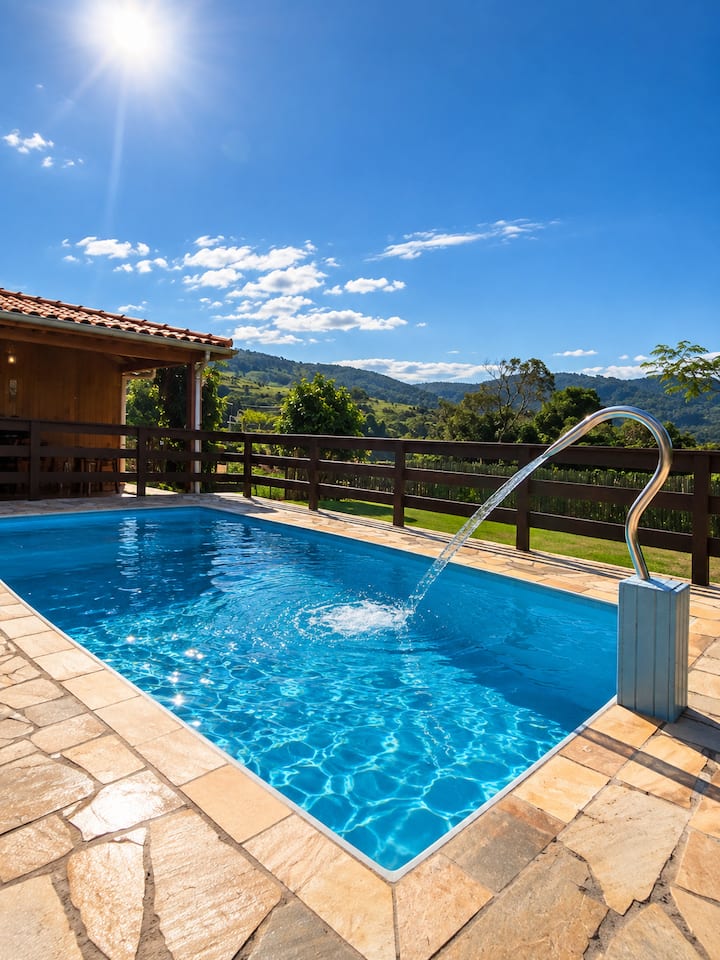 Chácara Em Socorro Com Piscina E Queda Dágua - Socorro