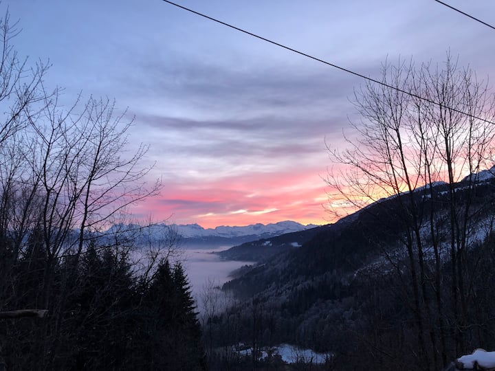 Chalet à 1200m Daltitude - Mont-Saxonnex