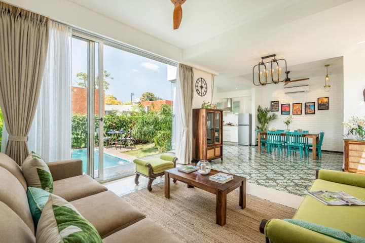 Sol By Hireavilla - 2br W Private Pool In Anjuna - India