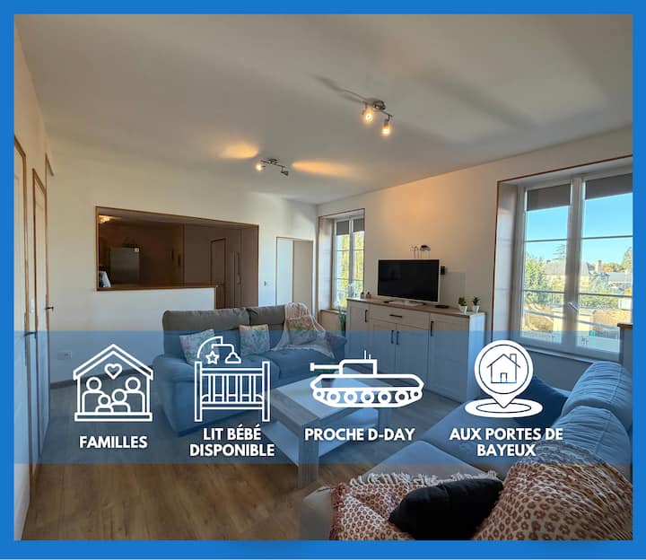 Songes Apt Cosy à 5 Mn De Bayeux - Bayeux