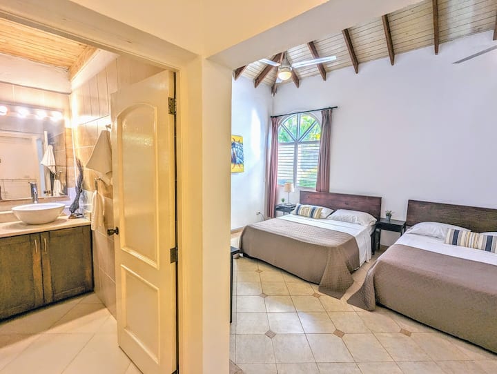 Great Room 2 Beds & Private Bath In Colonial Villa - République dominicaine