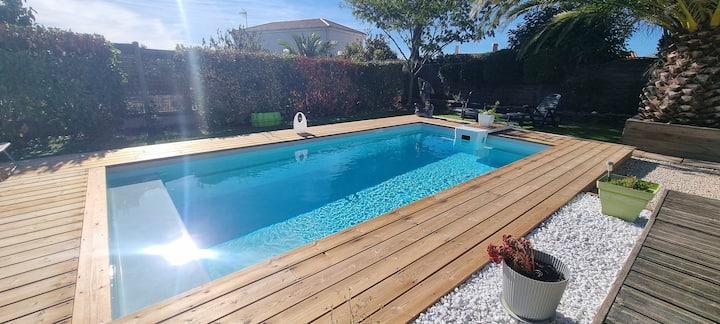 Maison De Vacances En Bord De Mer Avec Piscine - Talmont-Saint-Hilaire