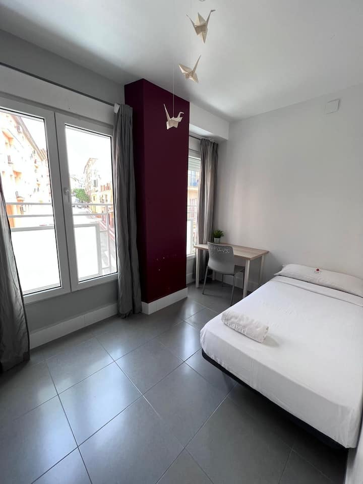 Chambre Simple-moderne-salle De Bain Partagée - Málaga, Spagna