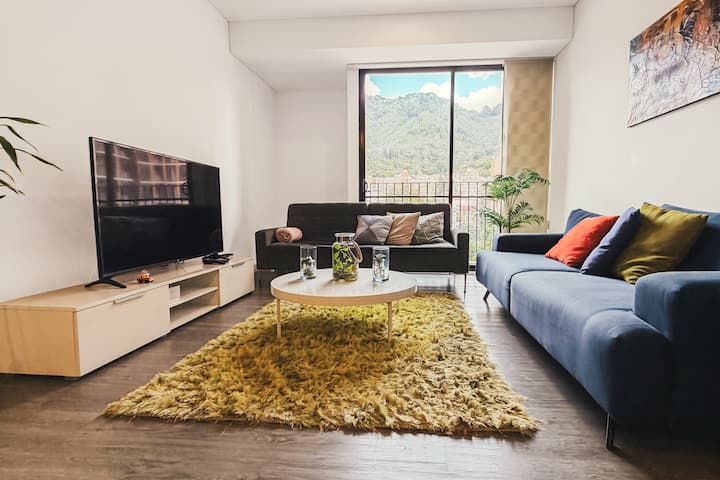 Piso 9 Vista Montaña | Piscina & 2hab Estratégico - Bogota