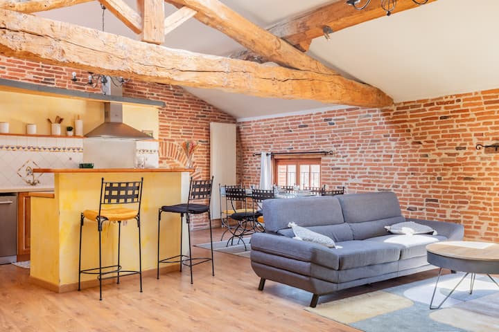 Le Loft Historique - Charmant Appt Proche Gare - Montauban
