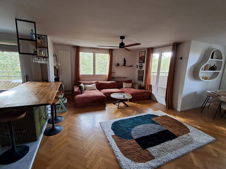 "La Canopée Tête D'or" 100m² / 30m² Ext / Parking - Villeurbanne