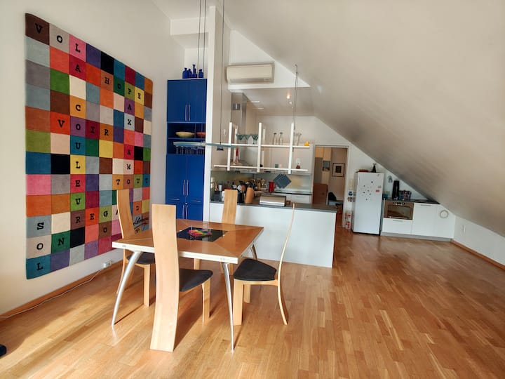 Unik Toppleilighet Med Balkong I Bergen Sentrum - Bergen, Norwegen