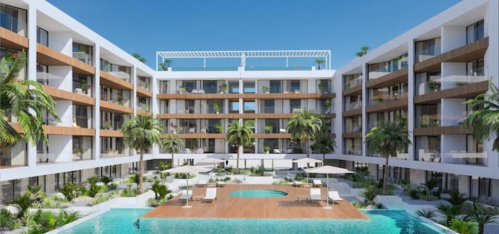 Waterfront Luxury Apartment & Heated Rooftop Pool - Olhão