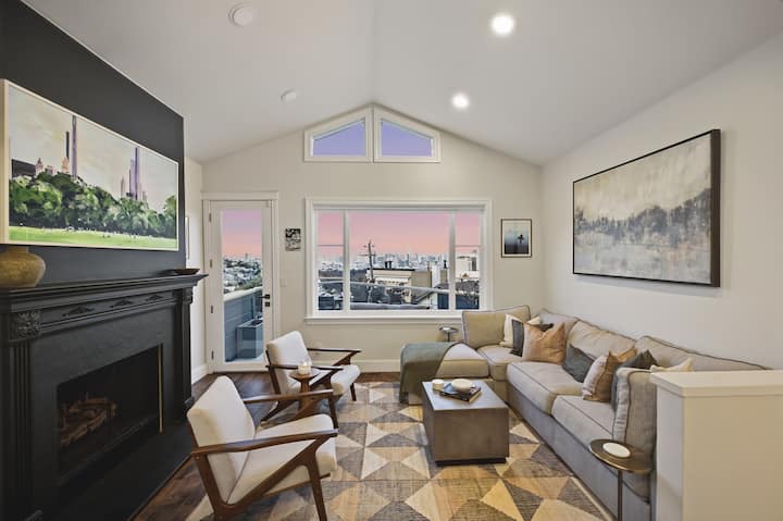 Panoramic Skyline Views, Hot Tub & Garden | Castro - San Francisco, CA