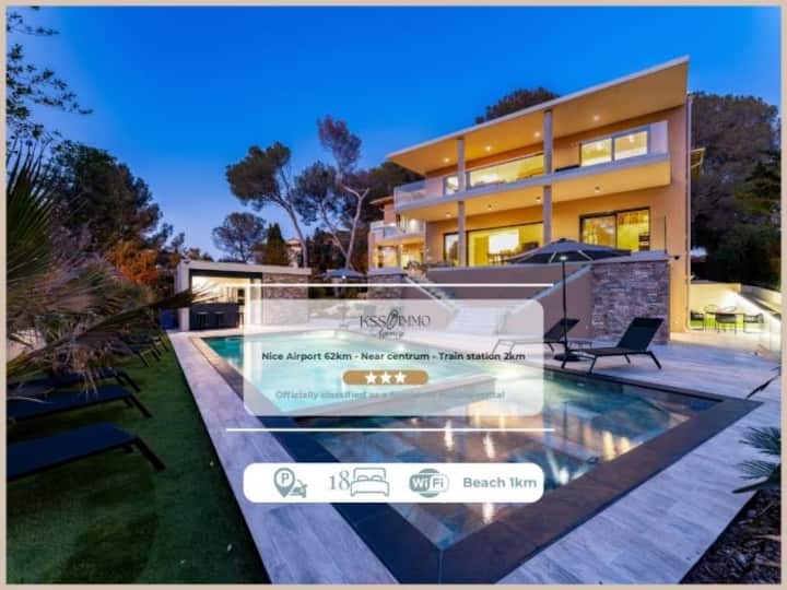 Villa 18 Pers.  Piscine  Jacuzzi - Fréjus