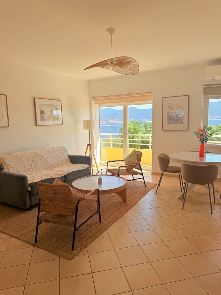 Grand F3 Tout Confort, Vue Sur Le Golfe Dajaccio - Ajaccio