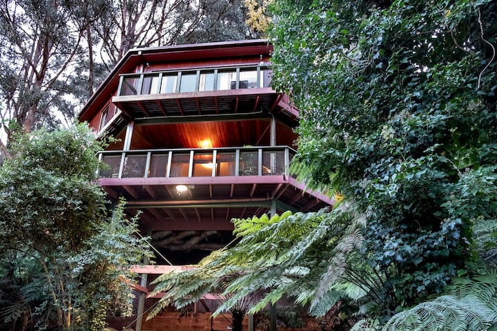 Gorgeous Octagonal Tree House Rental For A - Dandenong Ranges