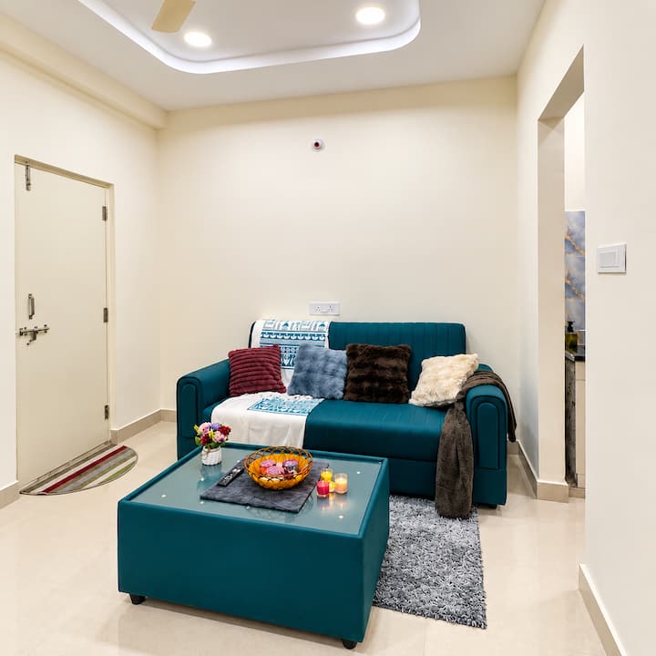 Premium 1bhk In Gachibowli | Couple & Family Stay - 하이데라바드