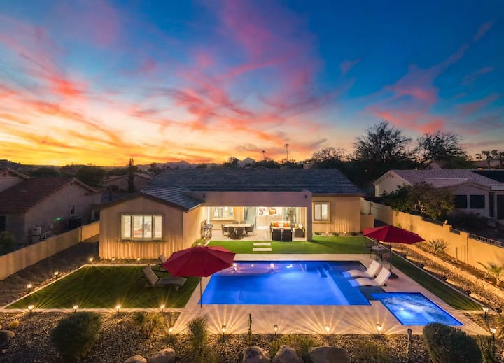 New|the Ellington|pool+hottub+game Table|sleeps 10 - Fountain Hills, AZ