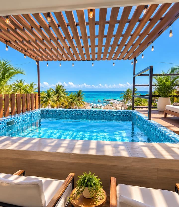 Casa Increíble 7 Recámaras Frente Al Mar - Cancún