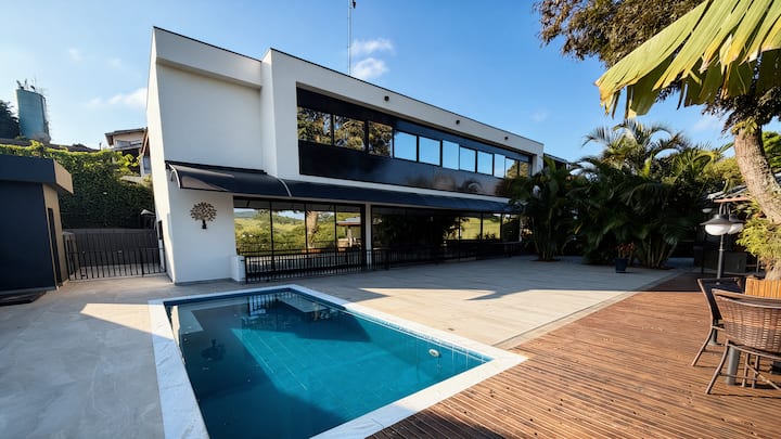 Casa Com Piscina Em Condomínio | Proximo A Atibaia - Brasil