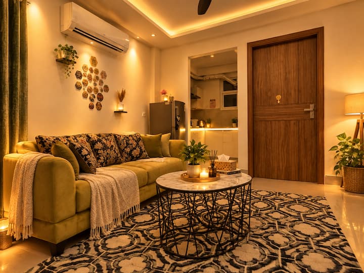 The Cozy Nest 1bhk Flat In Chhatarpur South Delhi - India