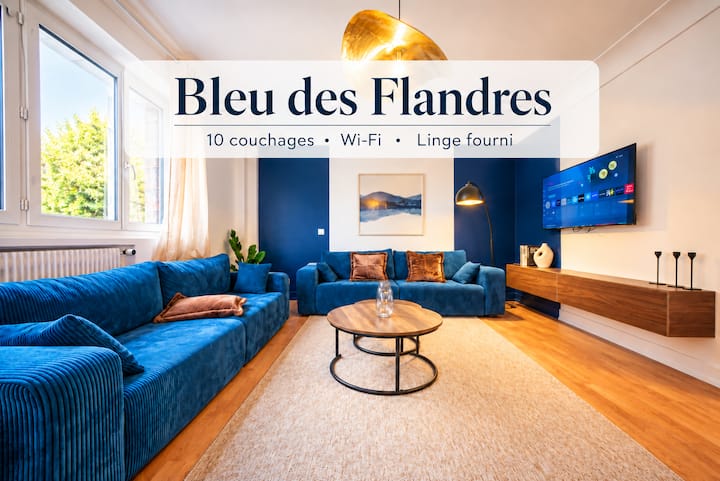 Bleu Des Flandres | Maison 10 Pers. Centre-ville - Dunkerque