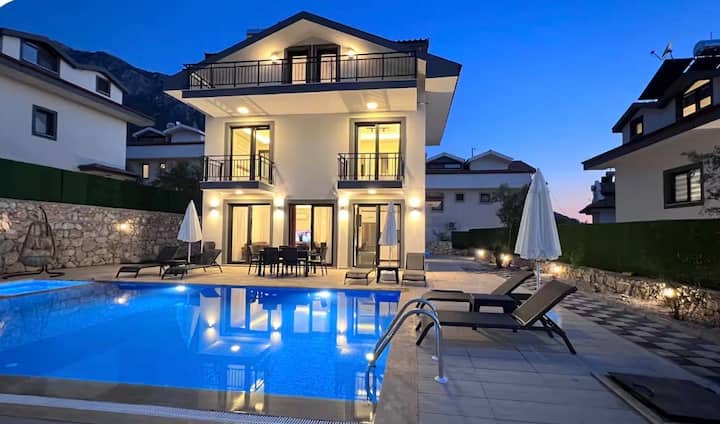 ÖLüdenizde 4+1 Lüx Villa Kaya Prime Villas - Hisarönü