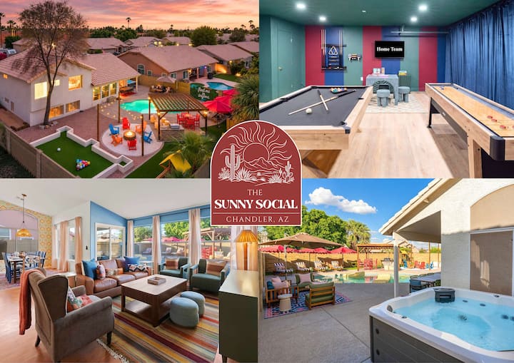 The Sunny Social | Pool Hot Tub Games Galore! - Chandler, AZ