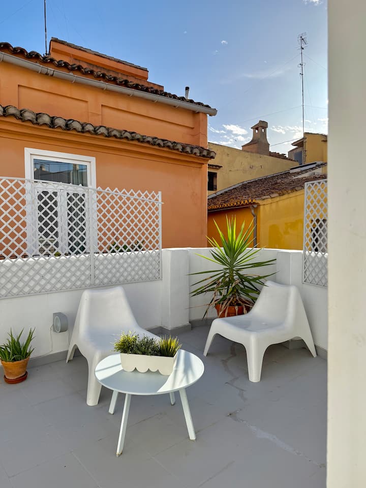 Bright Penthouse With Sunny Terrace-old Town-wifi - Valência