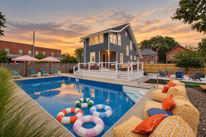 The 614 Club Pool Hot Tub Fire Pit Games - Columbus, OH