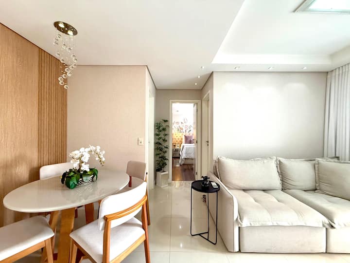 Apartamento Com Dois Quartos, Acomodação Completa. - Blumenau