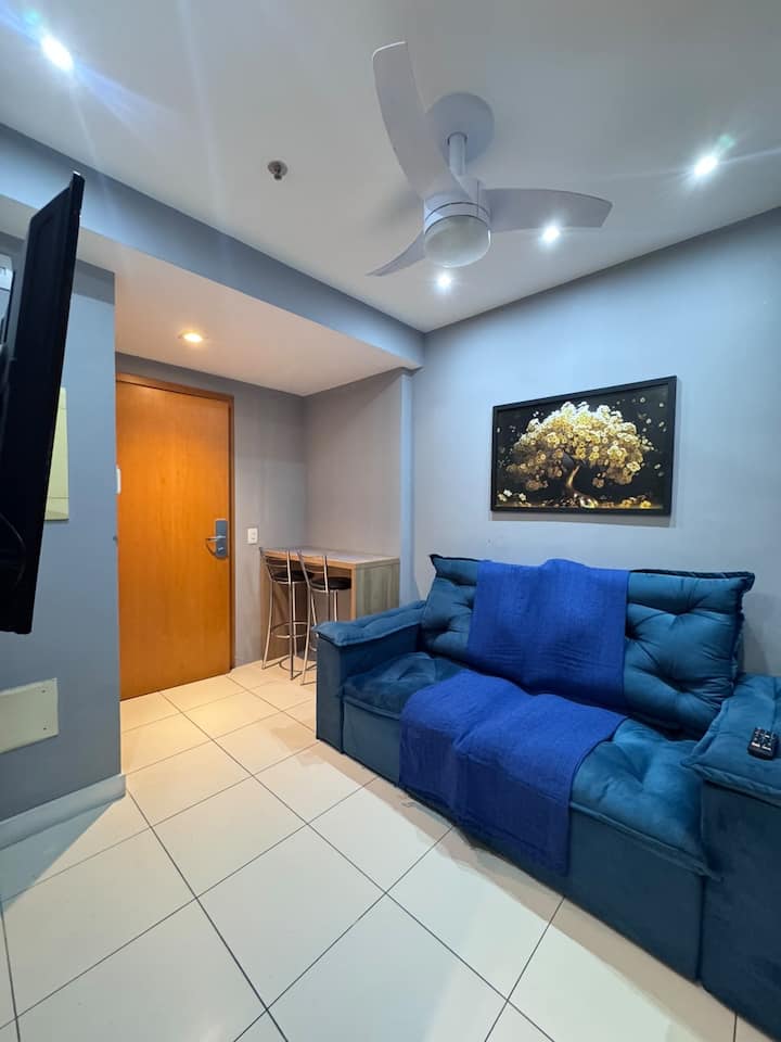 Apartamento Totalmente Mobilado Com Vaga. - Nova Iguaçu