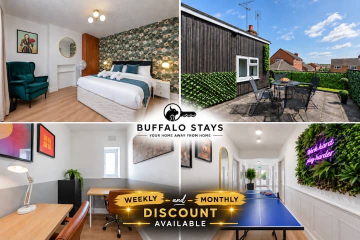 Sleeps 8 | Terrace| Working Space | Free Parking - 판햄