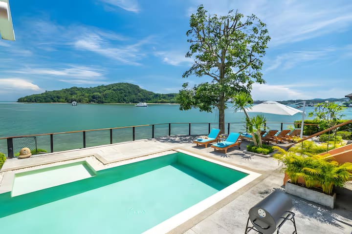 Sea Crest 5br/seafront/staff/massage Room/bf/panwa - Phuket