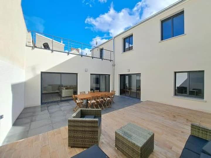 Villa Moderne Et Spacieuse 16 Personnes 8 Chambres - Reims