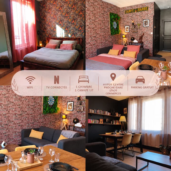 Le Qg Lanoy - 4 Pers, Lens Centre. - ibis Styles Lens Centre Gare
