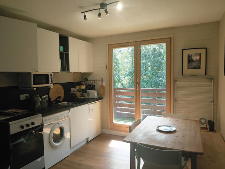 Cosy Studio Apartment Opposite Prarion Telecabine. - Les Houches