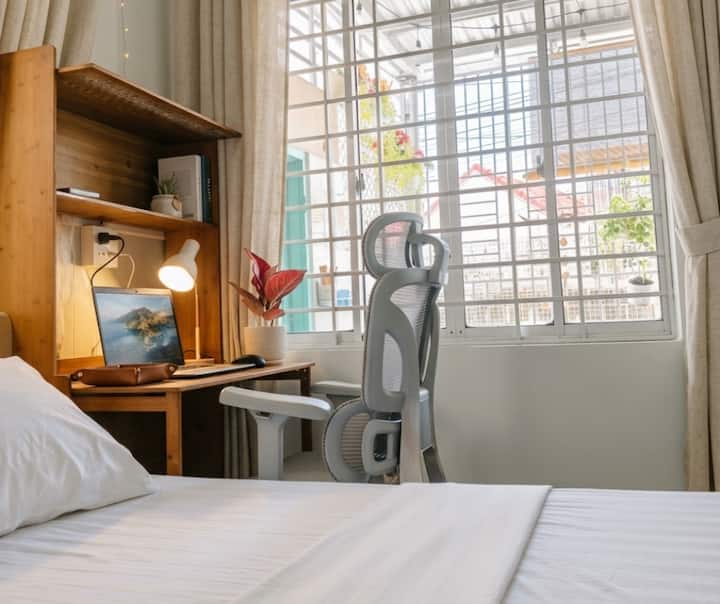 1br Workation Ergonomic Desk 100m To Beach - Ninh Hòa