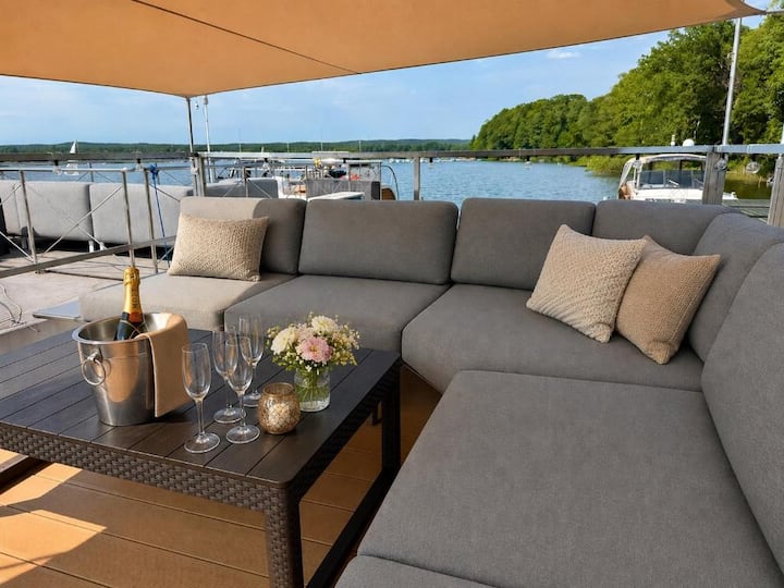 Hausboot Mit Privater Sauna Am Scharmützelsee - Bad Saarow