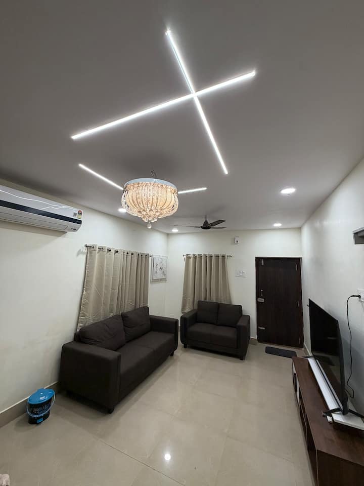 The Coastal Hideaway | Stylish 2bhk In Mvp Colony - Visakhapatnam