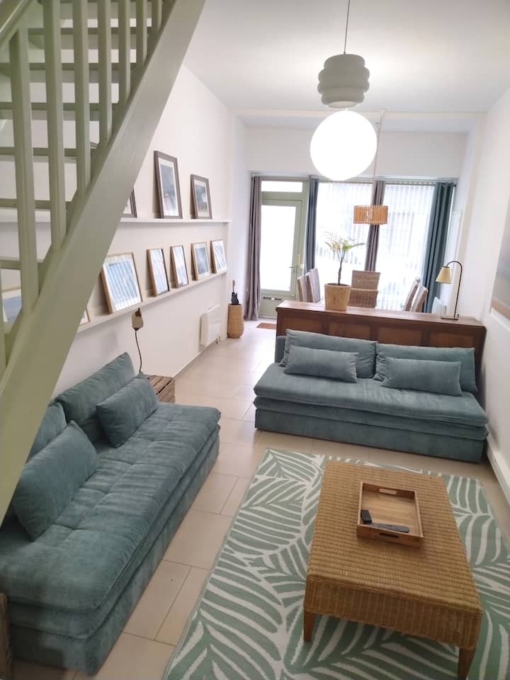 Maison 8p Avec Parking, 50m Plage Et Commerces - Deauville
