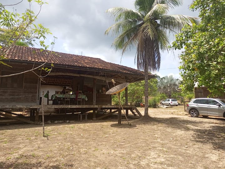 Ferme Avec Rivière Et Poulets - Guyane française