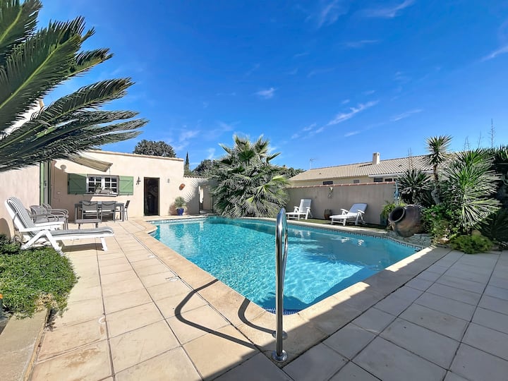 Villa Plain-pied Avec Piscine Et Jardin Arboré - Saint-Martin-de-Crau