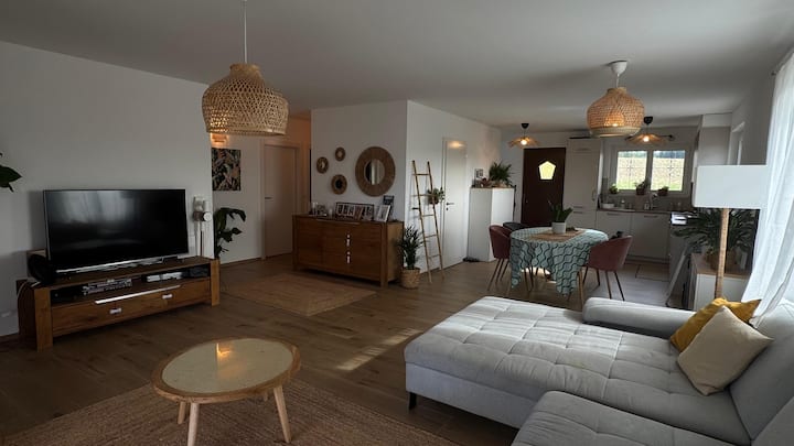 Appartement 4 Chambres Avec Cheminée Et Jardin - Bussigny