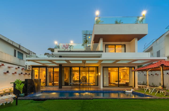 Auravale 4bhk By Tensor Stays - Lonavla
