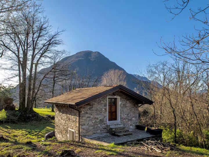 Casa Di Pietra E Legno Nel Verde - Mergozzo