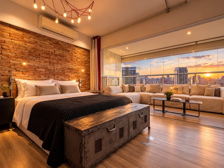 Loft Em Pinheiros | Vista, Lazer Completo & Vaga. - Pinheiros