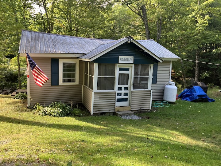 Streamside Camp Near Camel's Hump - Camels Hump State Park, Waterbury Village Historic District